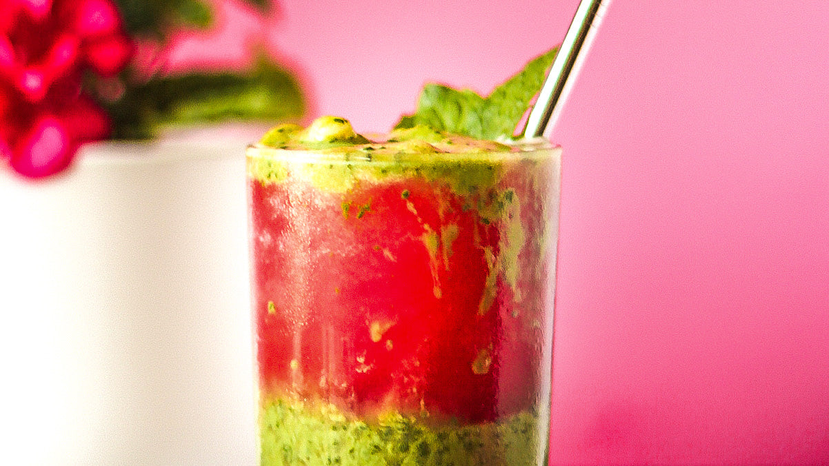 How to Make Iced Watermelon Matcha Recipe – Teangle